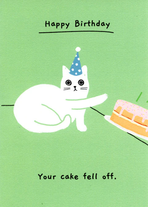 Your Cake Fell Off - Birthday Card – No.14 Ampthill